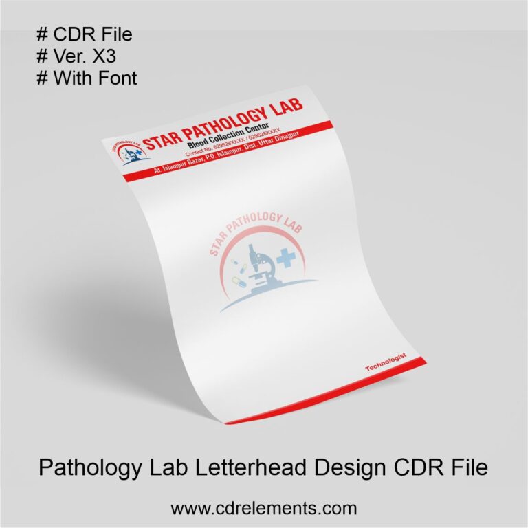 Pathology Lab Letterhead Design CDR File | Diagnostics Lab Pathology ...