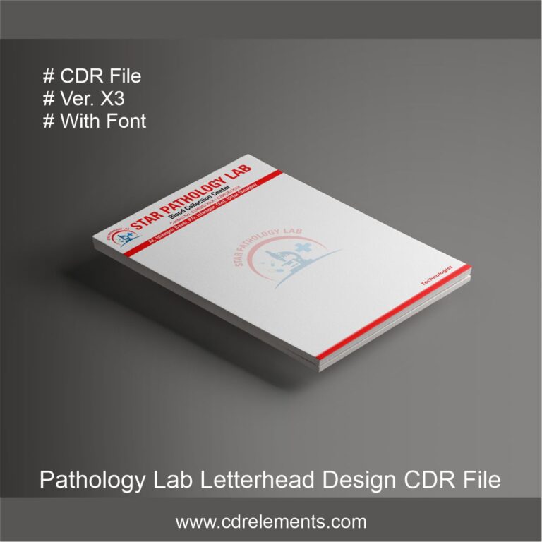 Pathology Lab Letterhead Design CDR File | Diagnostics Lab Pathology ...