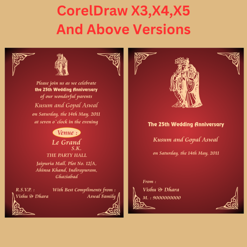 Wedding Card Colour-1 » Cdrelements.com