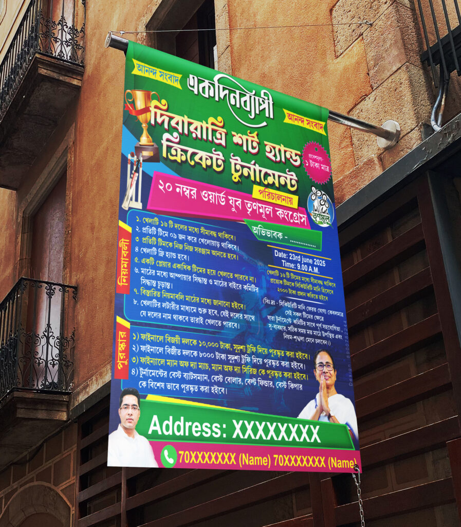 TMC__ Shorthand Cricket Tournament Banner 4x5 Editable Psd ...