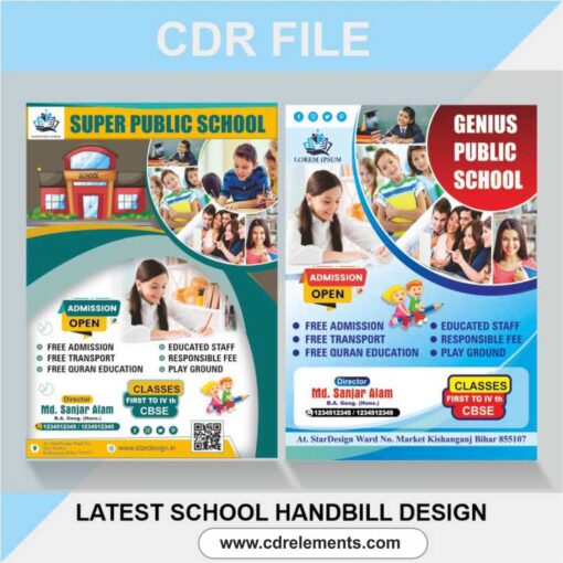 LATEST SCHOOL HANDBILL DESIGN » Cdrelements.com