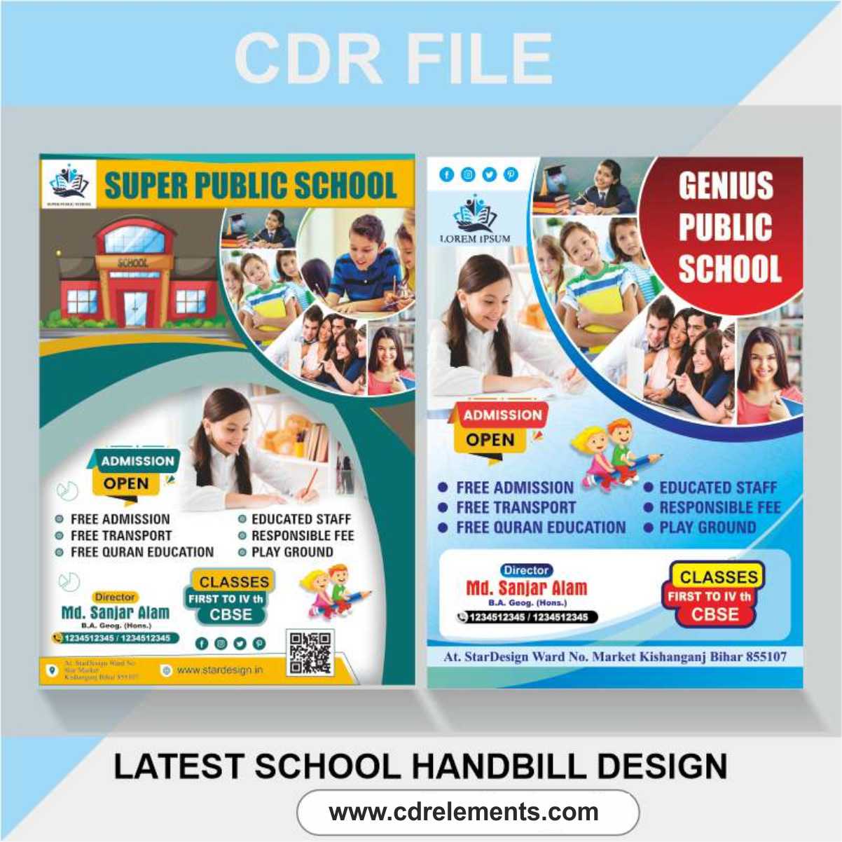 LATEST SCHOOL HANDBILL DESIGN » Cdrelements.com