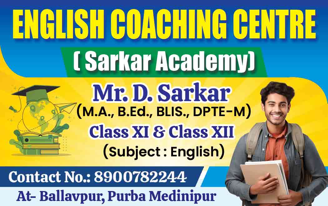 English Coaching Center Visiting Card Editable Psd » Cdrelements.com